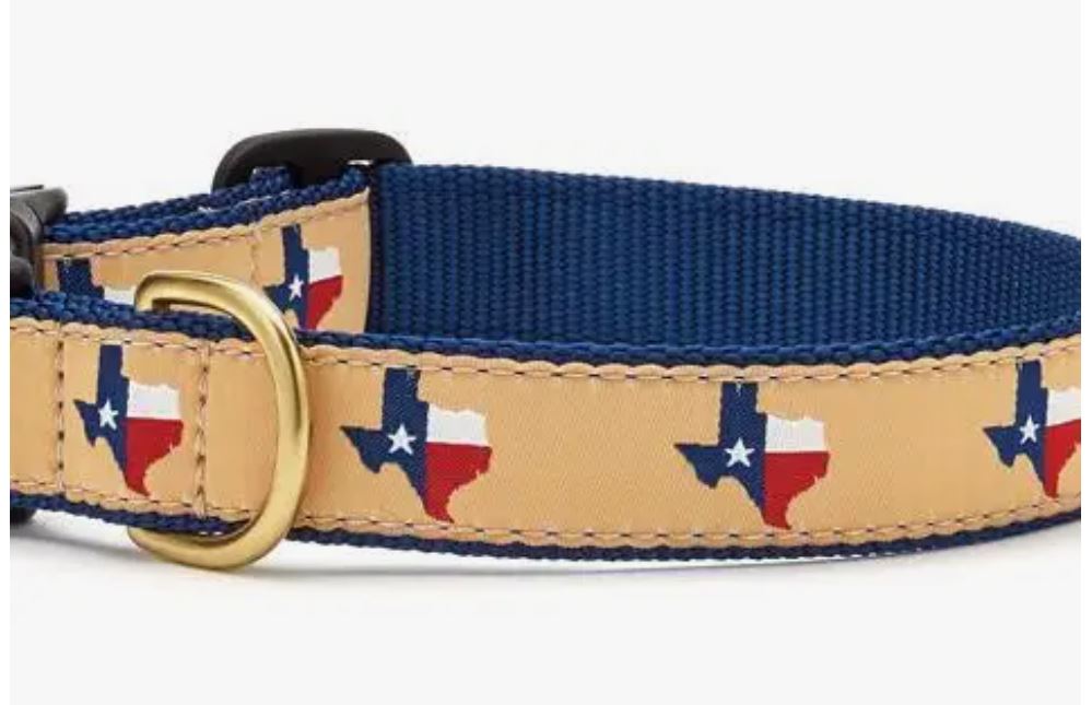 Texas Dog Collar - Navy – The Texas Bucket List Store & Studio