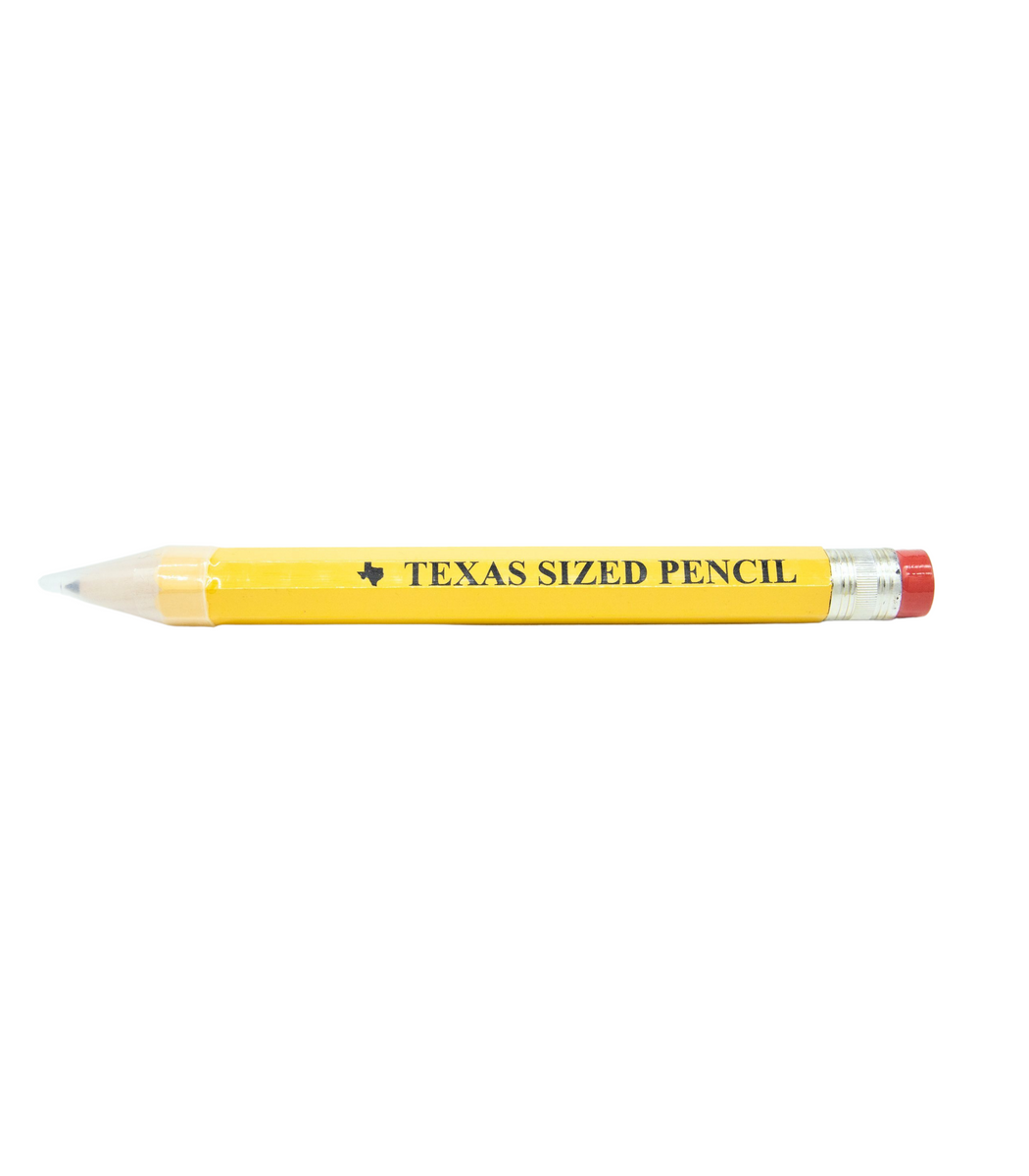 Texas Sized Pencil – The Texas Bucket List Store & Studio